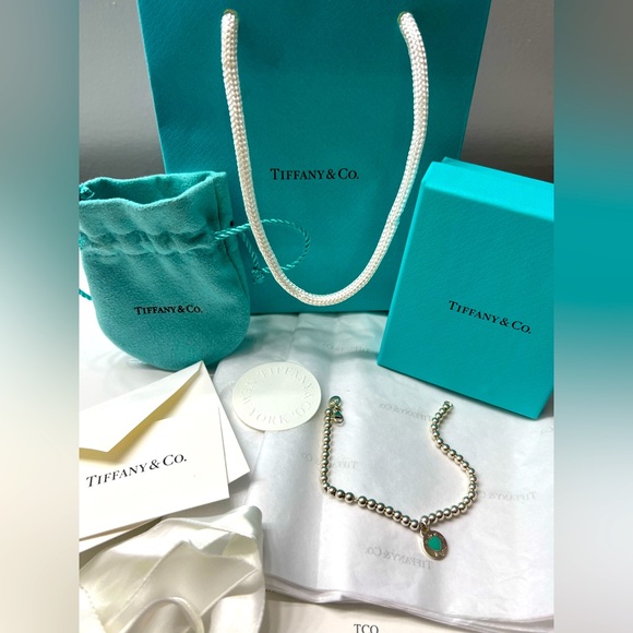 Tiffany & Co. | Jewelry | Tiffany Co Sterling Silver Blue Heart Tag ...